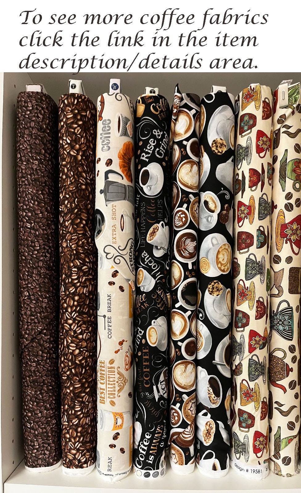 Coffee Fabric Latte Cappuccino Espresso Coffee Cups - Etsy