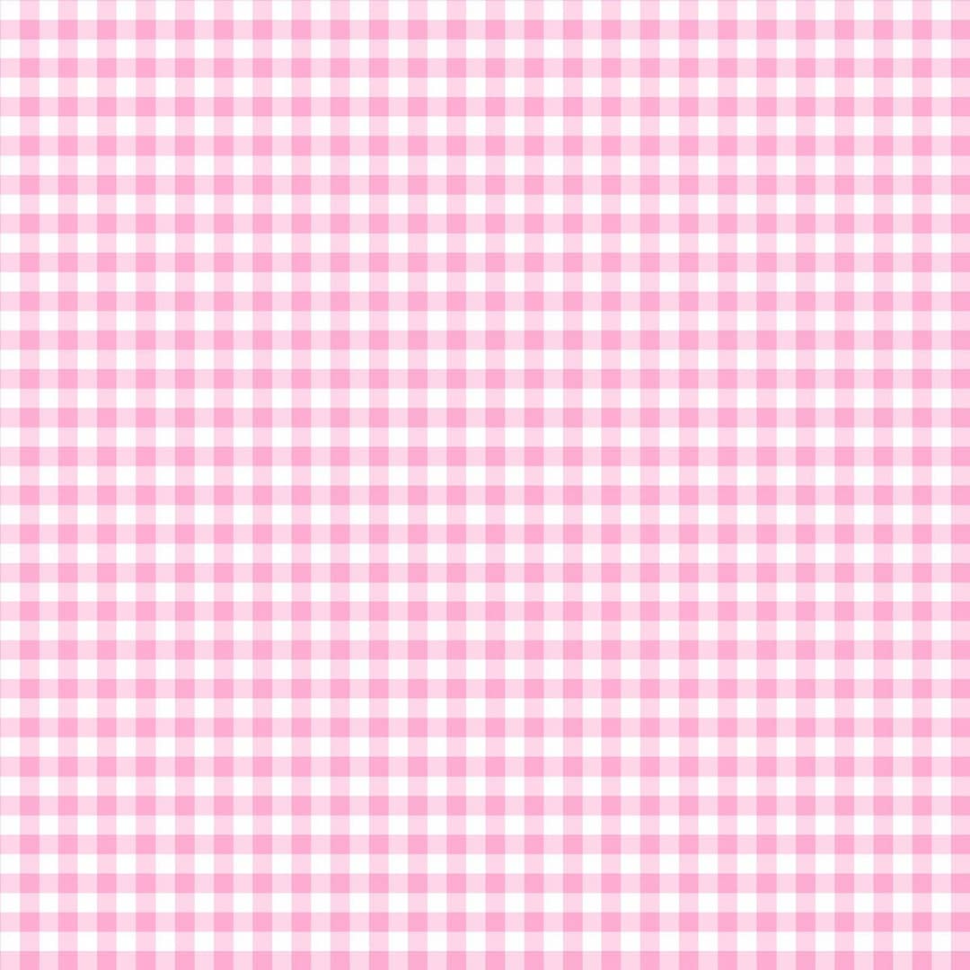 Pink Gingham Check Fabric, Clothworks World of Susybee 20268-520, Small ...