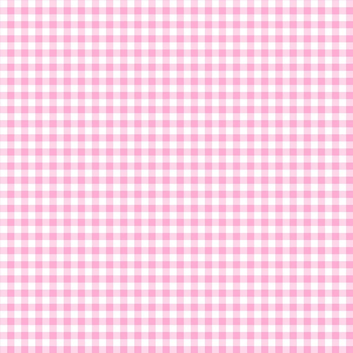 Pink Gingham Check Fabric Clothworks World of Susybee - Etsy
