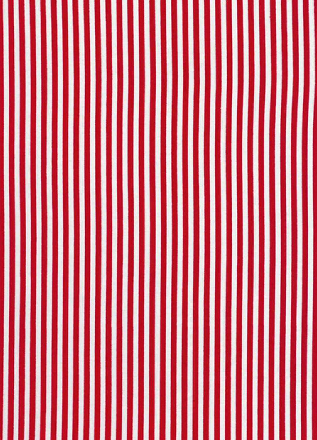 Red Stripe Fabric Candy Cane Stripe Fabric Timeless - Etsy