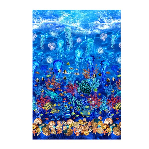 Tropical Fish Fabric - Etsy