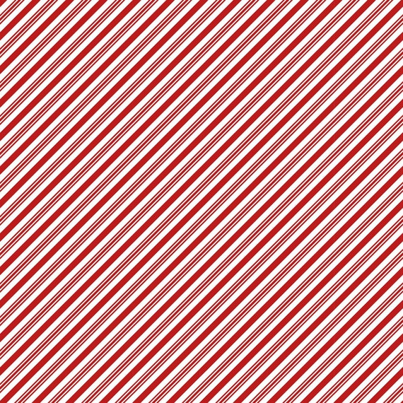 Diagonal Red Candy Cane Stripe Fabric Timeless Treasures Let - Etsy