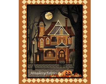 Haunted Halloween Panel - Etsy