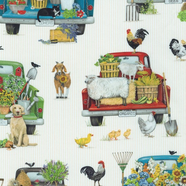 Farm Animal Fabric - Etsy