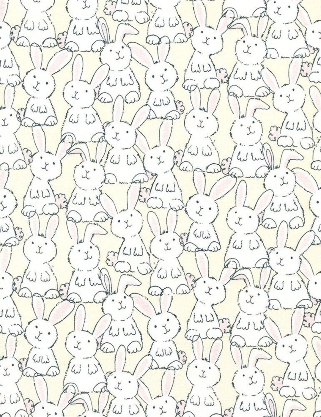 Bunny Fabric, Timelesss Treasures Babes in Farmland Gail C3124 Gail ...