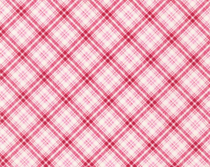 Pink Plaid Fabric, Robert Kaufman Flowerhouse Bouquet of Roses 21367-97 ...