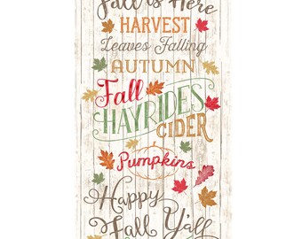 Fall Fabric Panel - Etsy