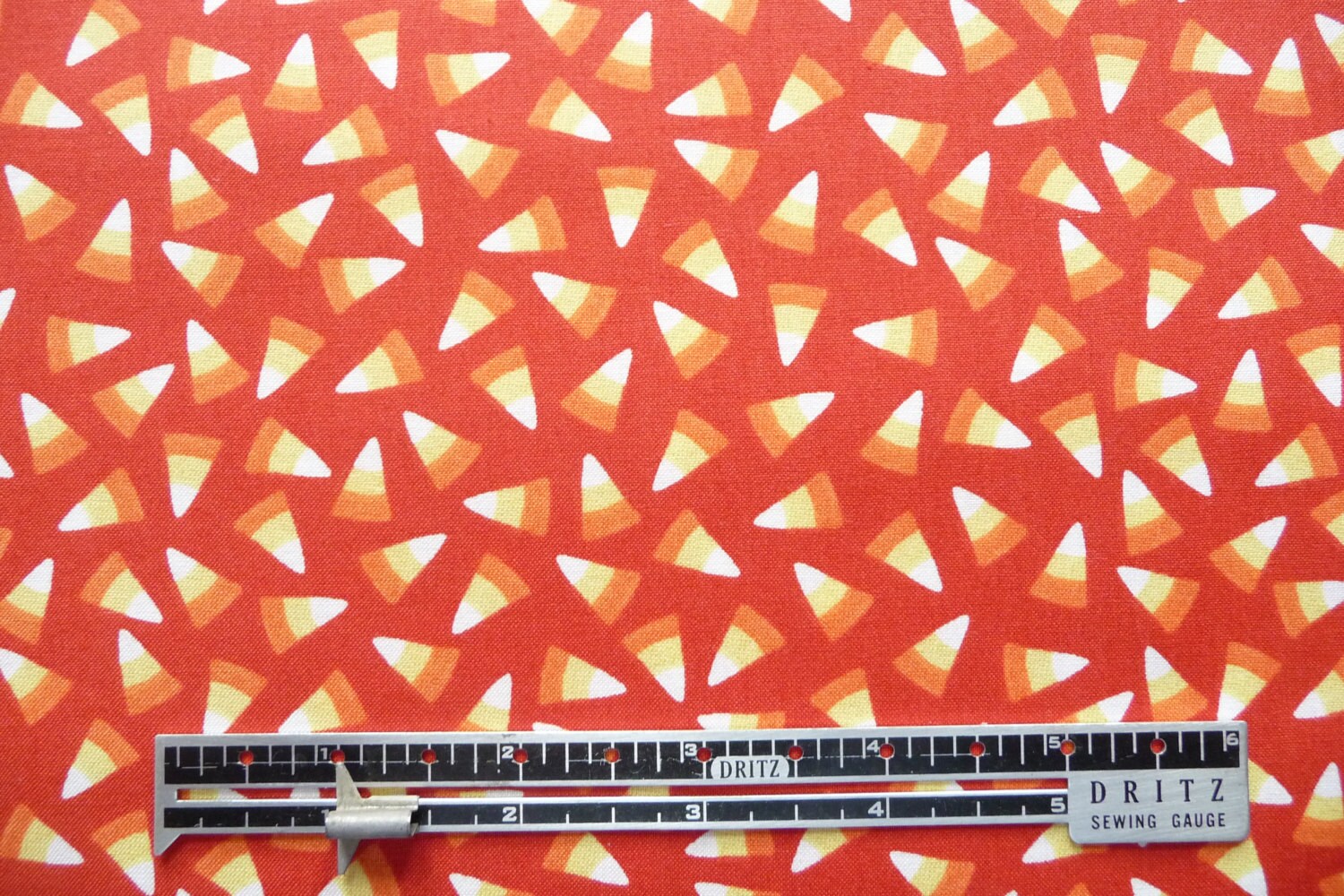 Halloween Candy Corn Fabric In The Beginning 6JHG2 Not So | Etsy