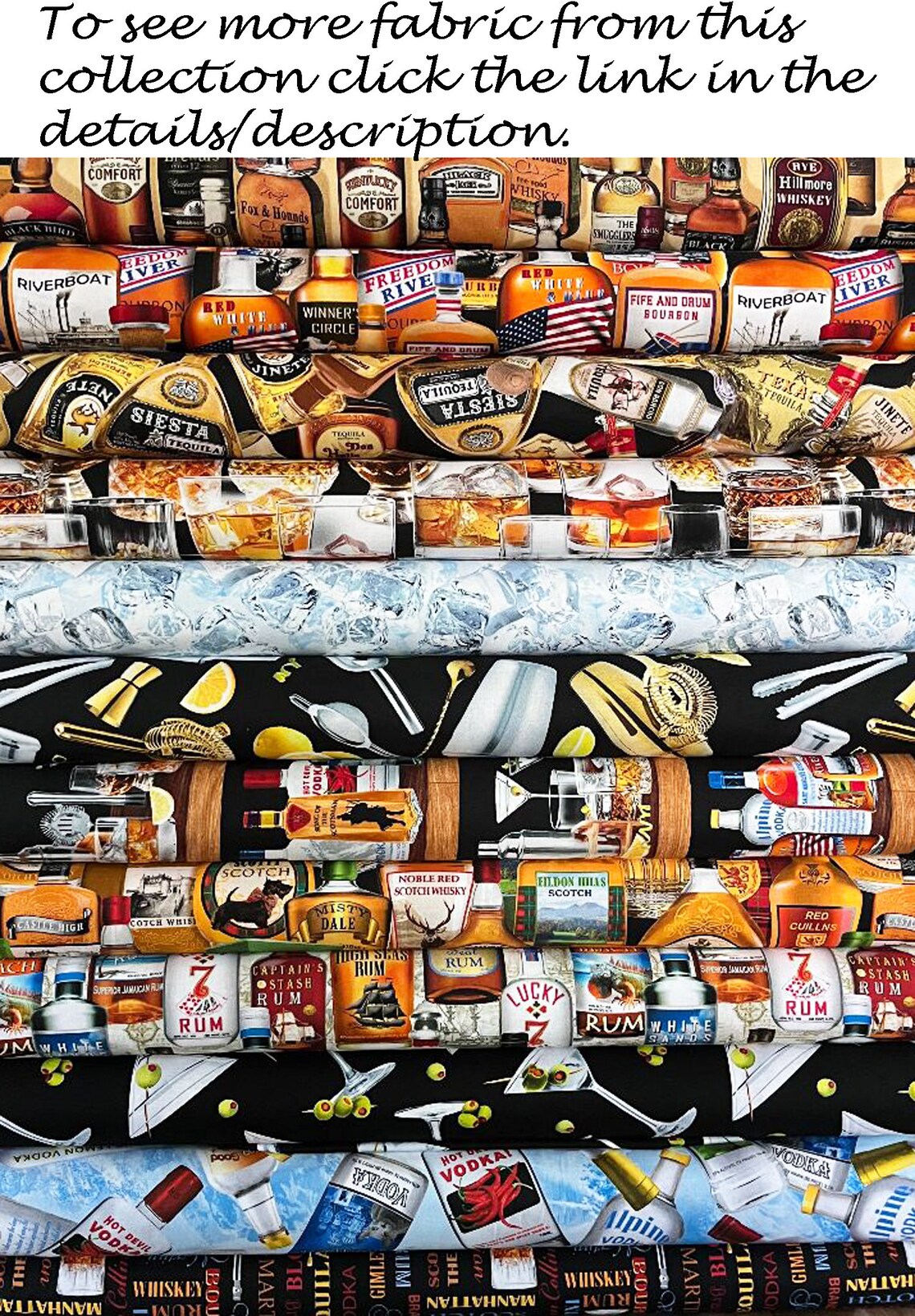 Whiskey Fabric Benartex Kanvas Studio Top Shelf 12861 Greta - Etsy