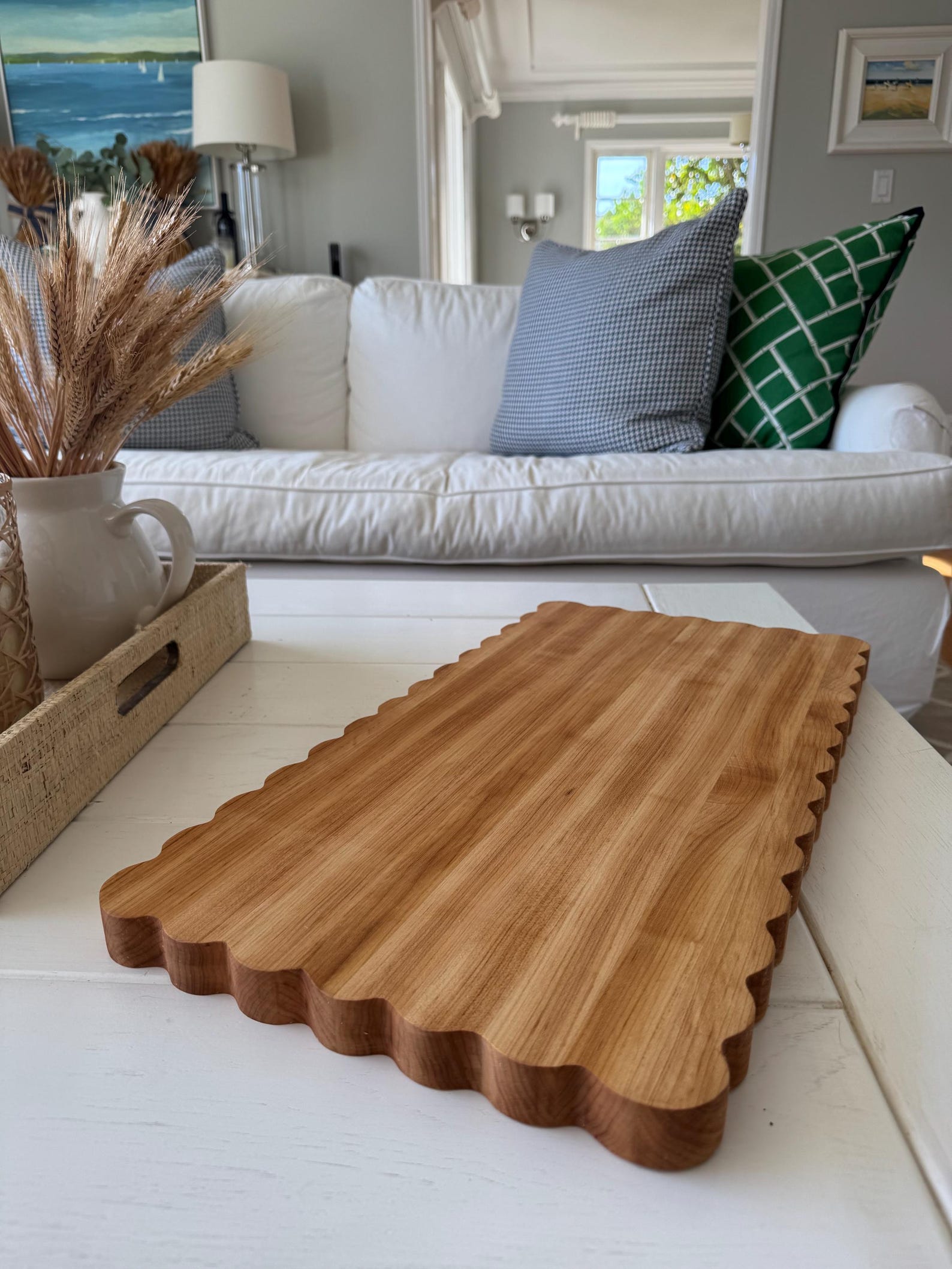 Solid Maple Scalloped Cutting Board - Etsy