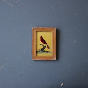 Charming Vintage Style Reverse Glass Painting From India Folk Naive Art ...