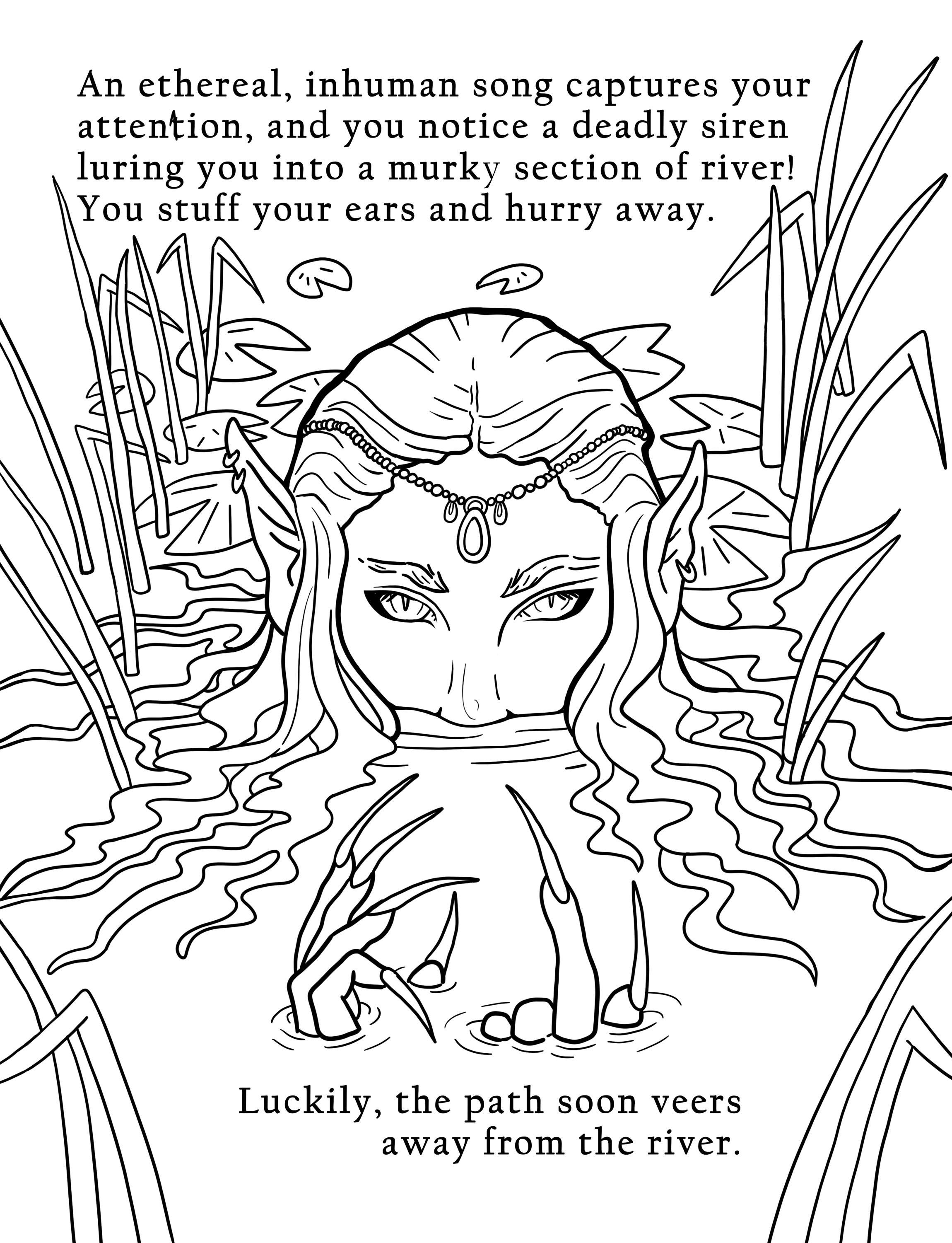 Enchanted Forest Journey: an All Ages Coloring Adventure - Etsy