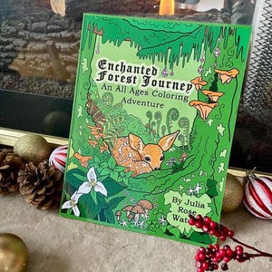 Enchanted Forest Journey: an All Ages Coloring Adventure - Etsy
