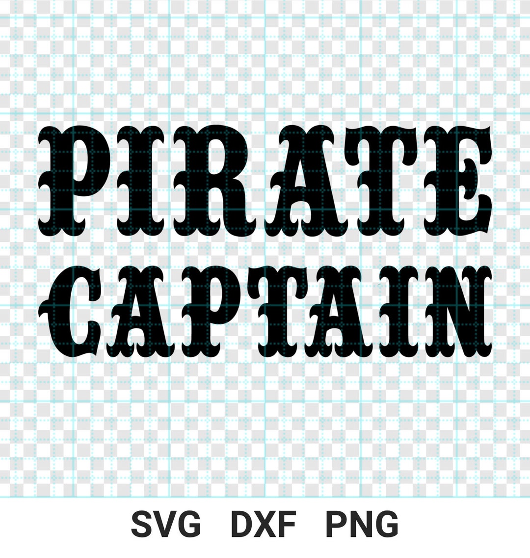 Pirate Captain, Svg, Cut Files, Vinyl Cutter Designs, Pirate, Svg Files ...