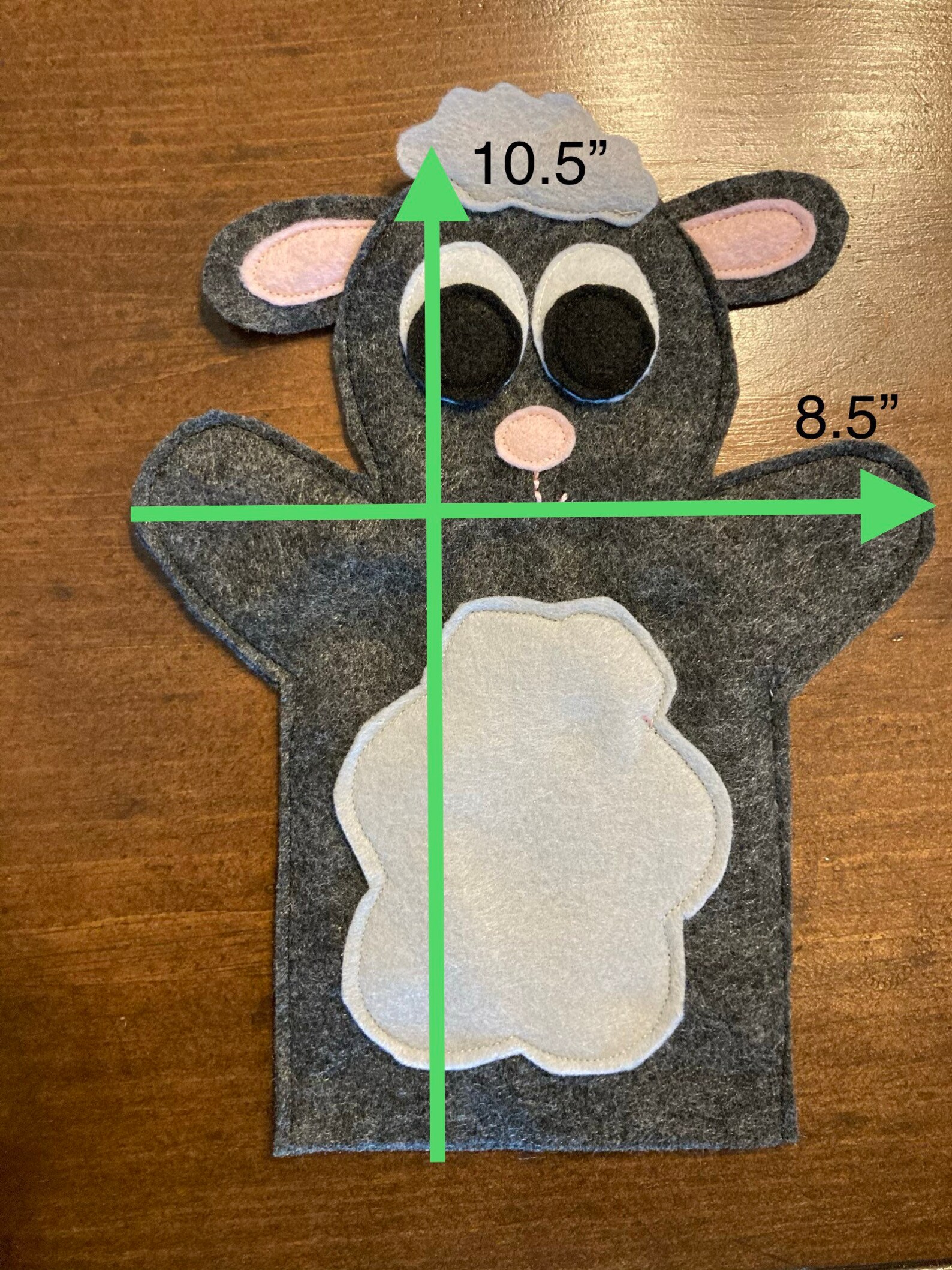 Farm Animal Felt Puppets, Hand Sewn, Cow Felt Puppet, Horse Felt Puppet ...