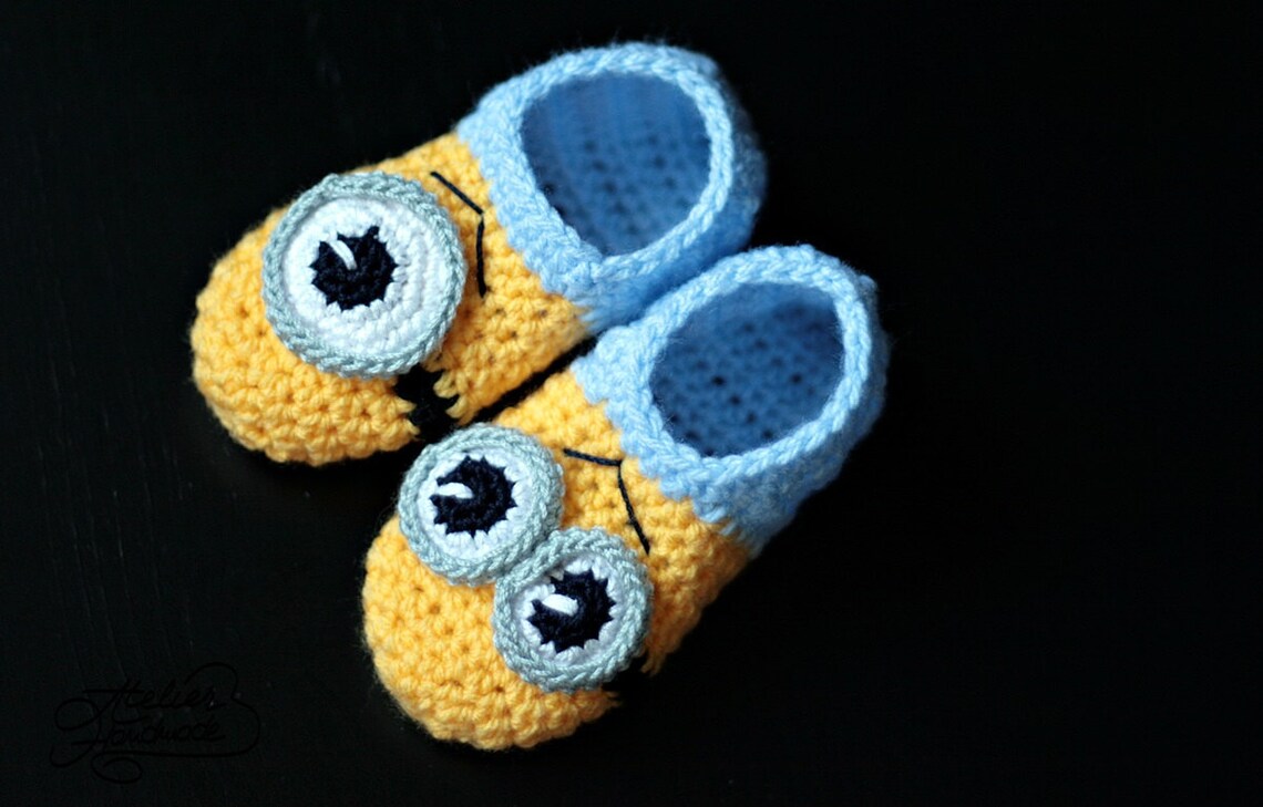 Crochet Pattern Slippers for Kids & Child Sizes | PDF File in English ...