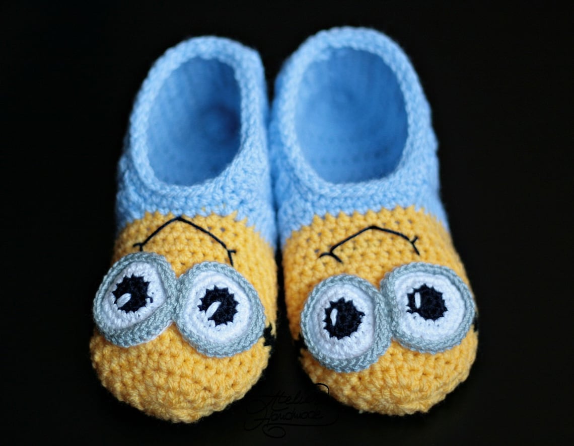 Crochet Pattern Slippers for Kids & Child Sizes | PDF File in English ...