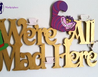 Were all mad here | Etsy
