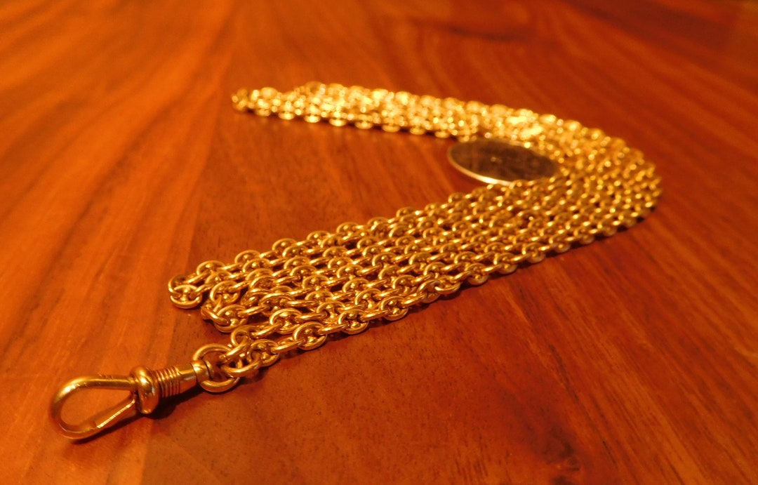 Extremely Rare Victorian Edwardian 1900 Unusually Long Soild 14K Rose ...