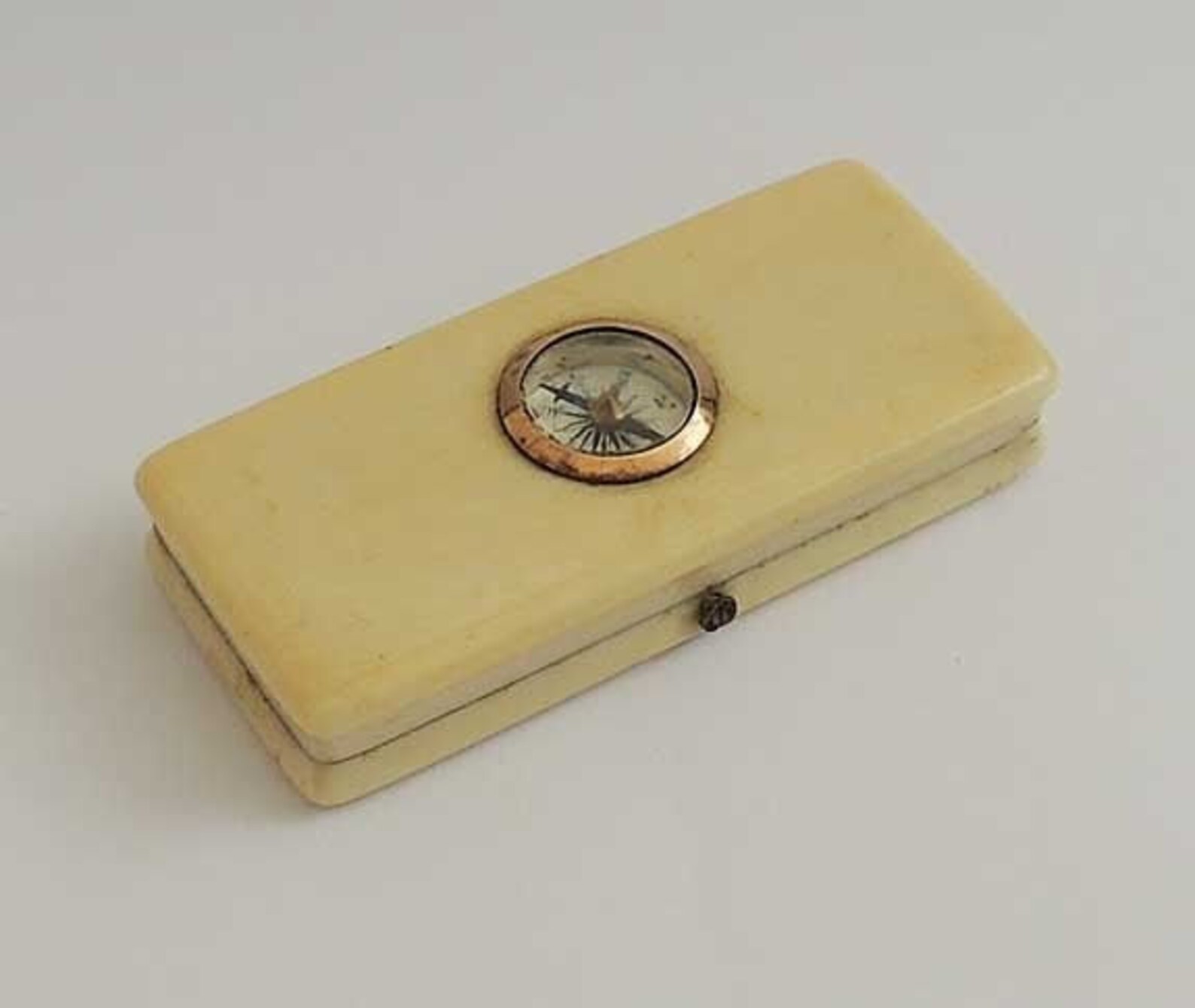 Rare English Late 1700s Georgian Enamel Miniature Compass Box Kit BLUNT ...