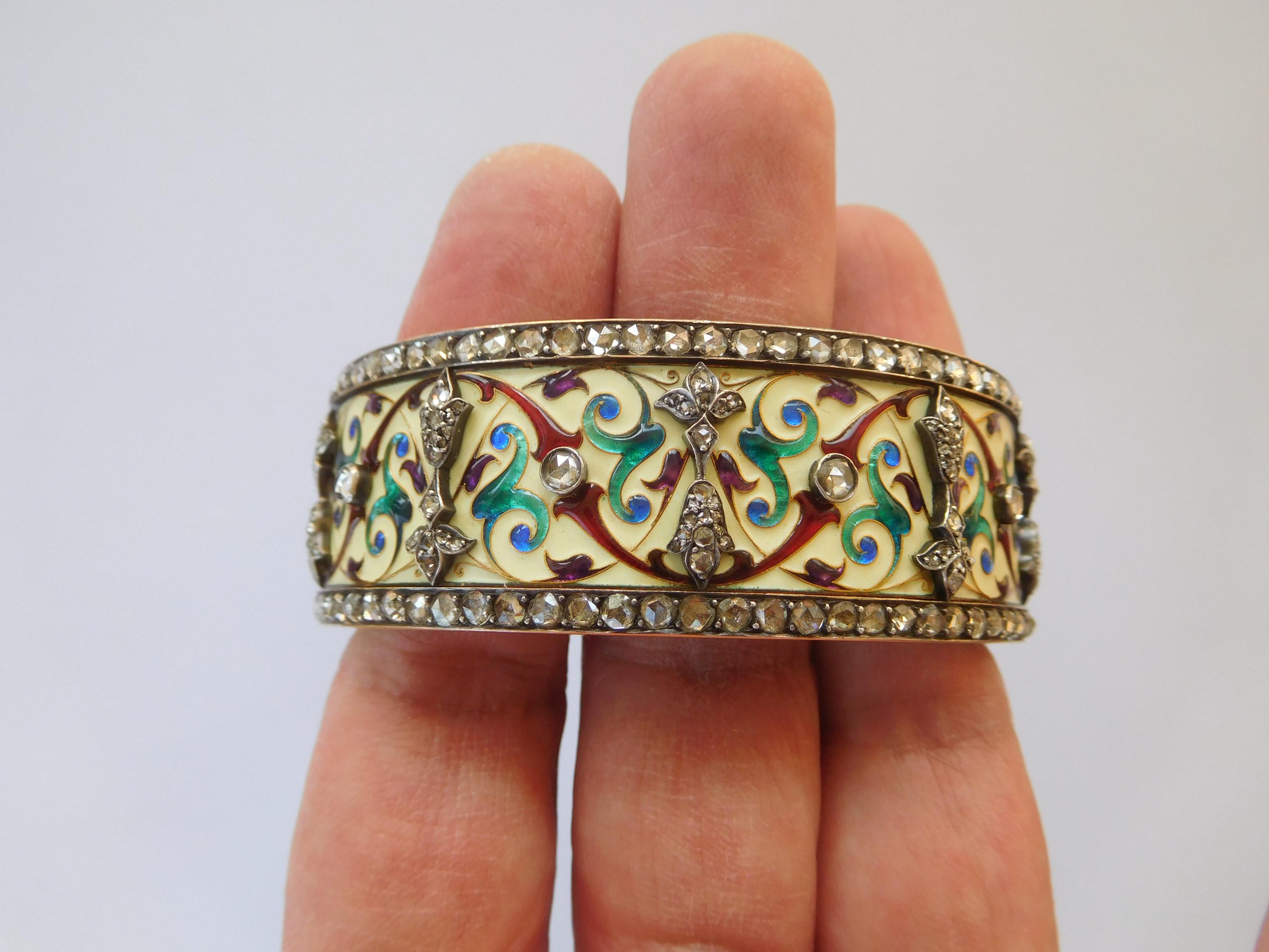 Spectacular 19th Century Neo Gothic Neo Renaissance Islamic Mughal 18K ...