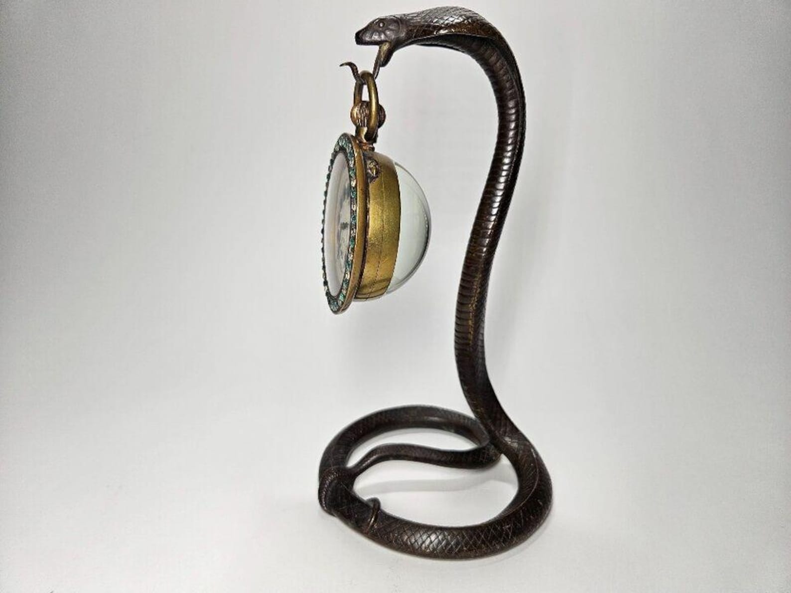 Extremely Rare French Art Deco Circa 1925 Edgar Brandt Bronze Cobra ...