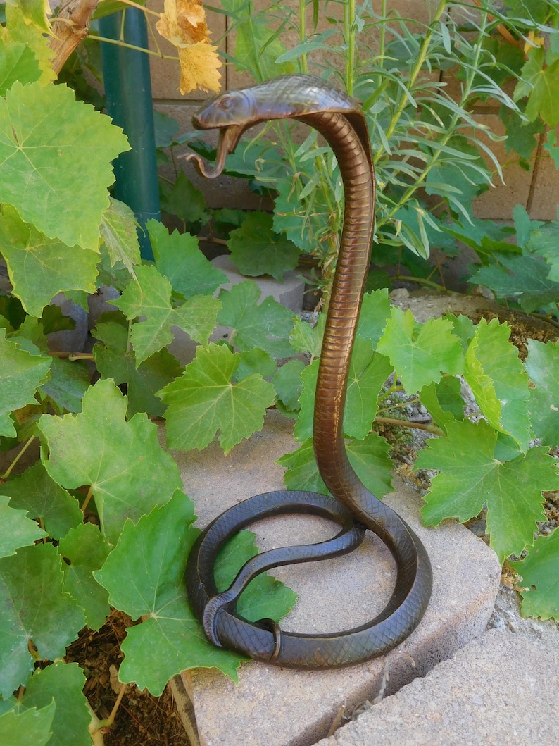 Extremely Rare French Art Deco Circa 1925 Edgar Brandt Bronze Cobra ...