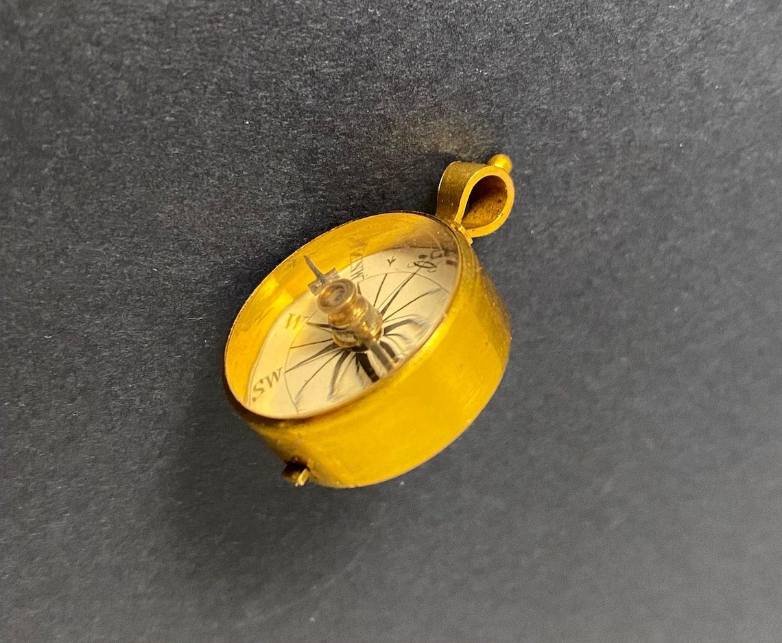 Extremely Rare Miniature English Georgian Circa 1800 Gilt Brass ...
