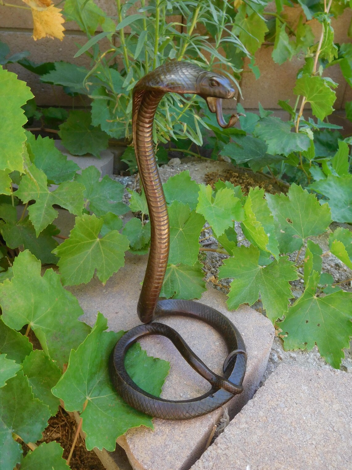 Extremely Rare French Art Deco Circa 1925 Edgar Brandt Bronze Cobra ...