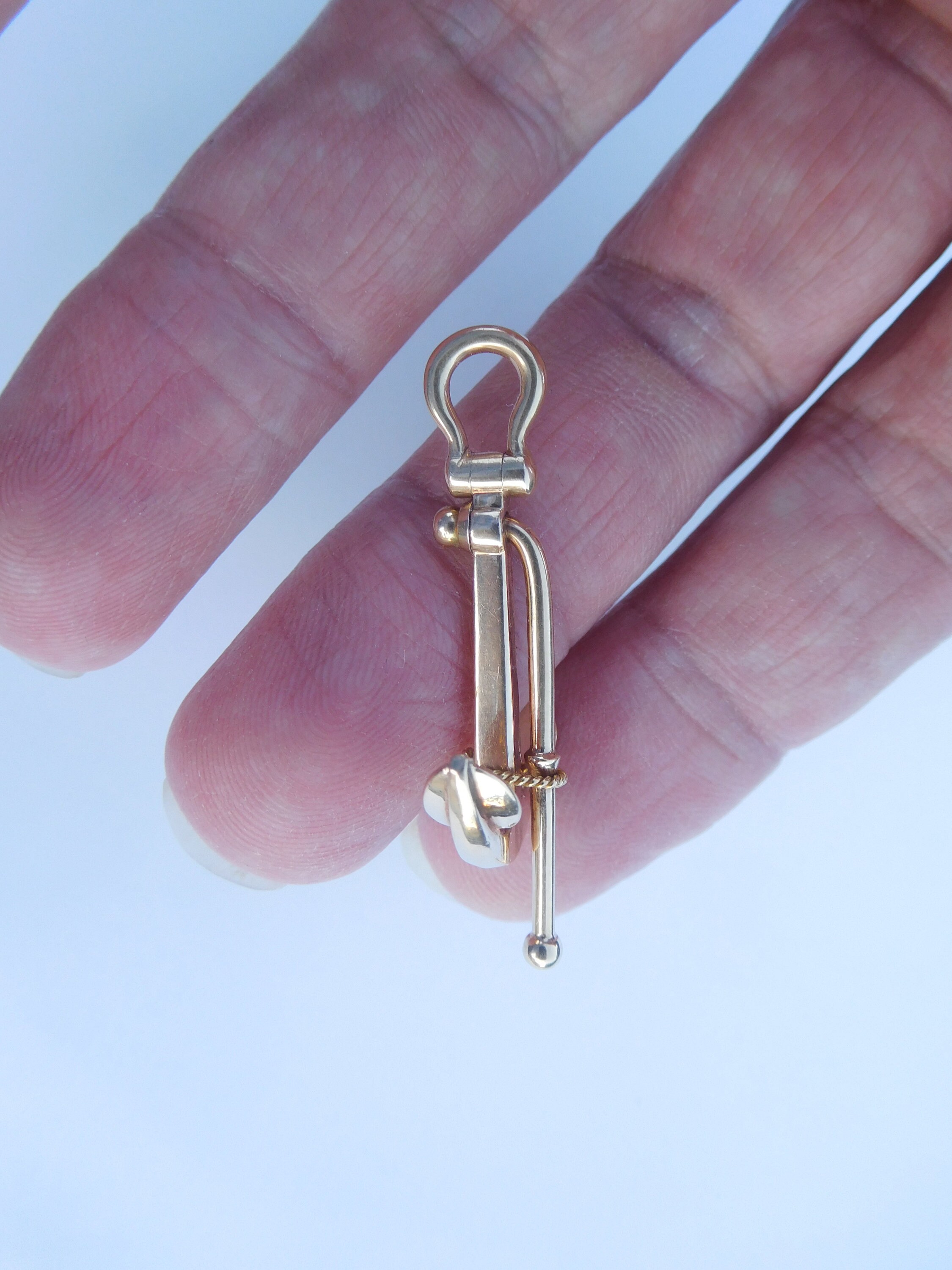 Extremely Rare Victorian Edwardian 1900 14K Solid Gold Articulate ...