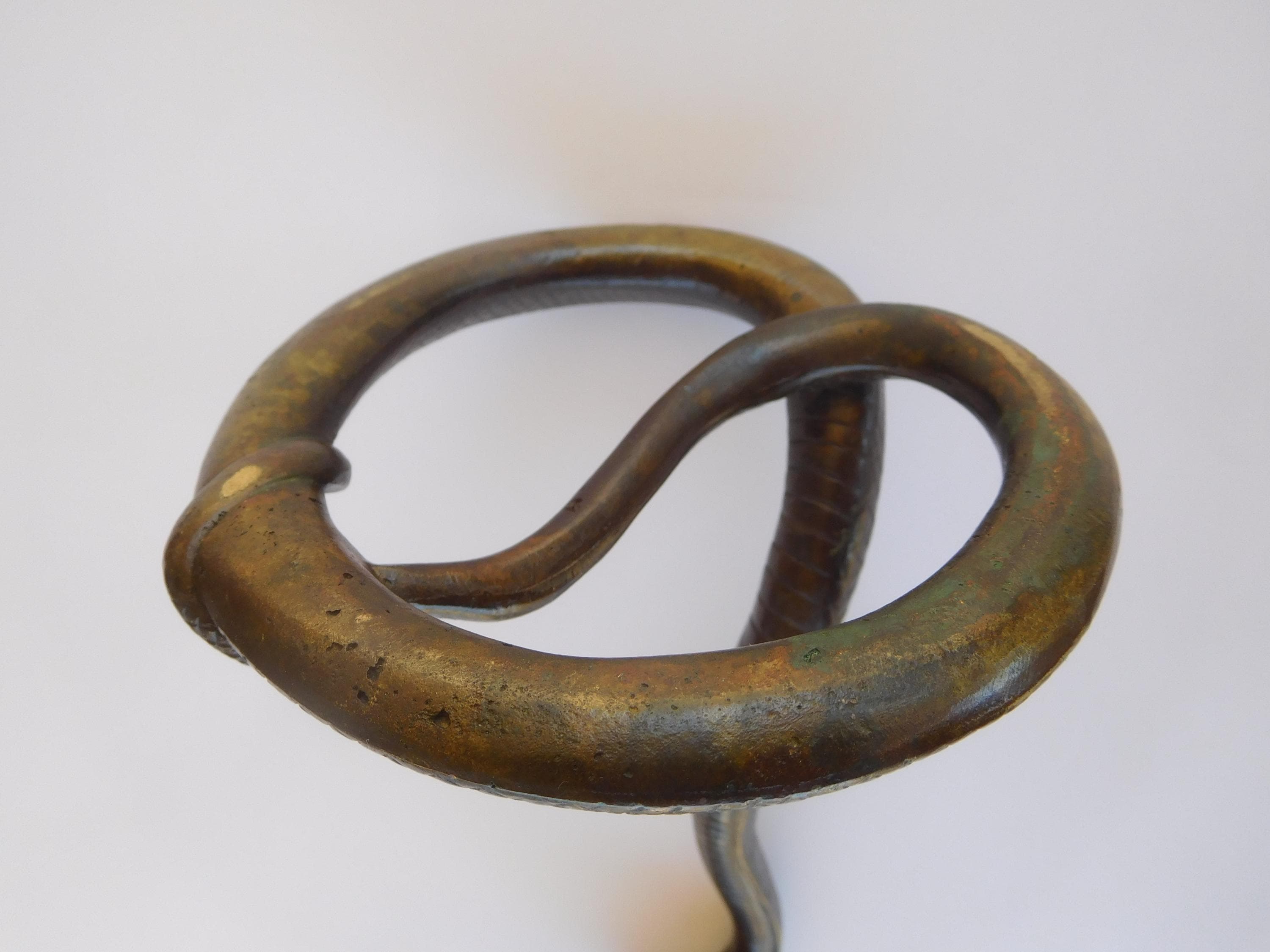 Extremely Rare French Art Deco Circa 1925 Edgar Brandt Bronze Cobra ...