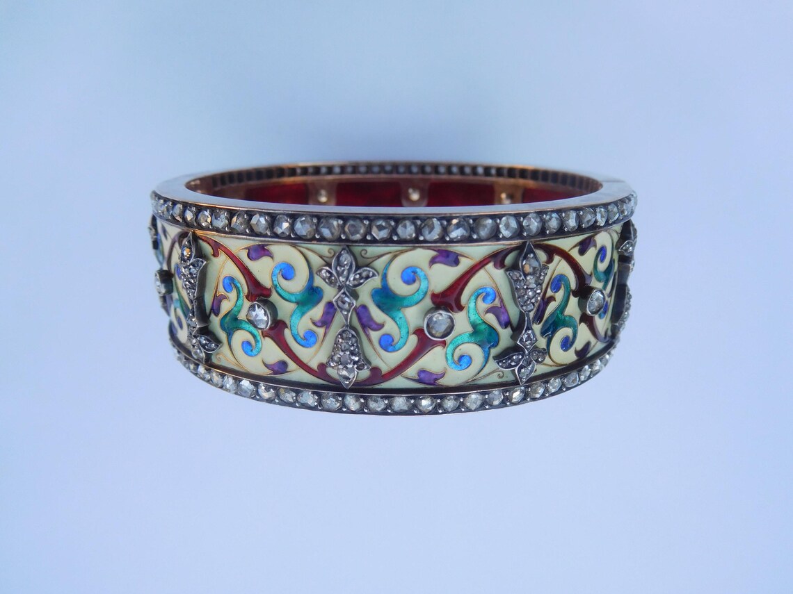 Spectacular 19th Century Neo Gothic Neo Renaissance Islamic Mughal 18K ...
