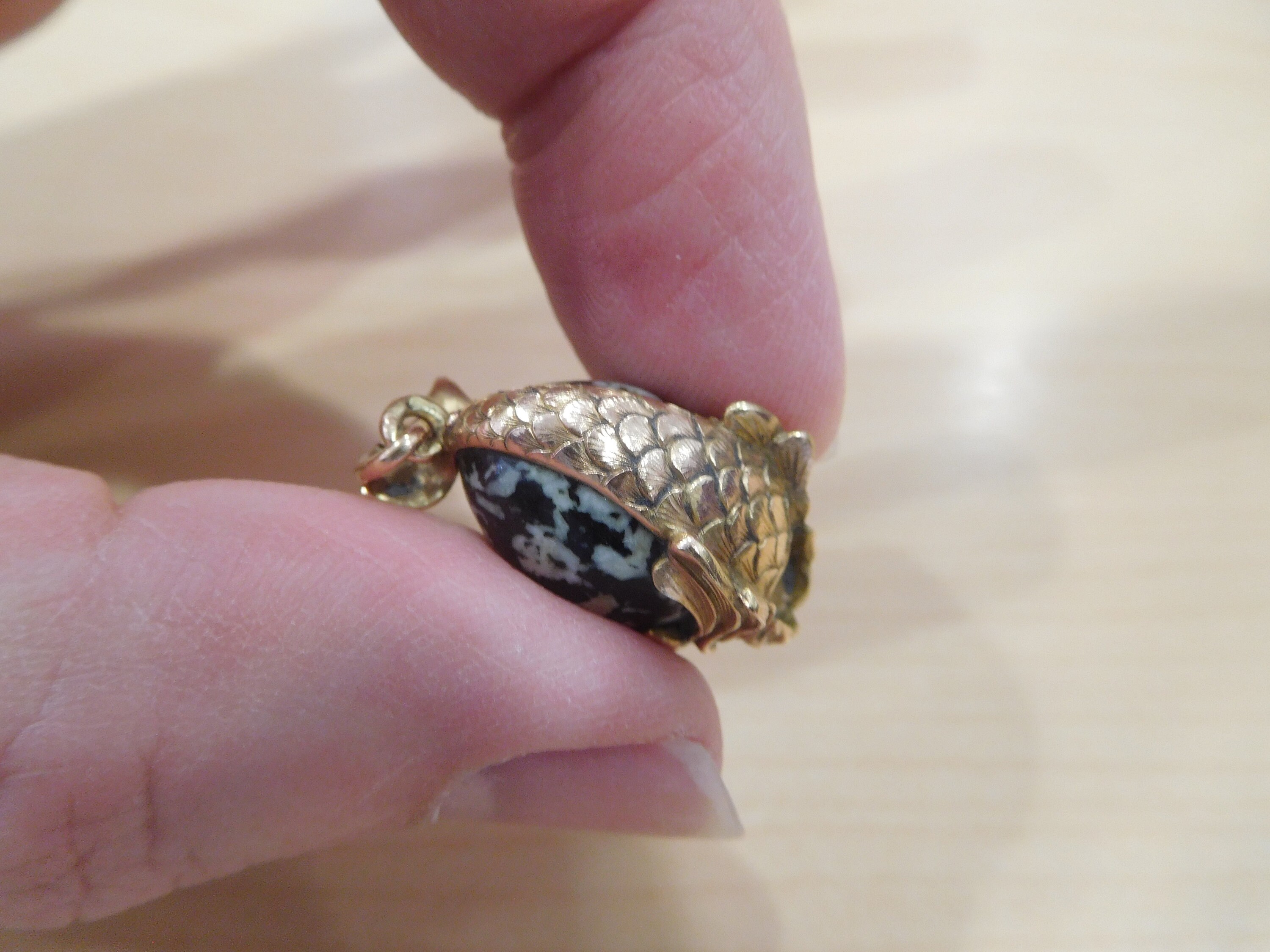 Important One of A Kind Victorian Circa 1890s 14K Gold Dolphin Fish ...