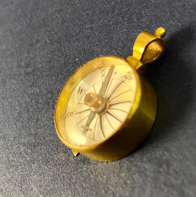 Extremely Rare Miniature English Georgian Circa 1800 Gilt Brass ...
