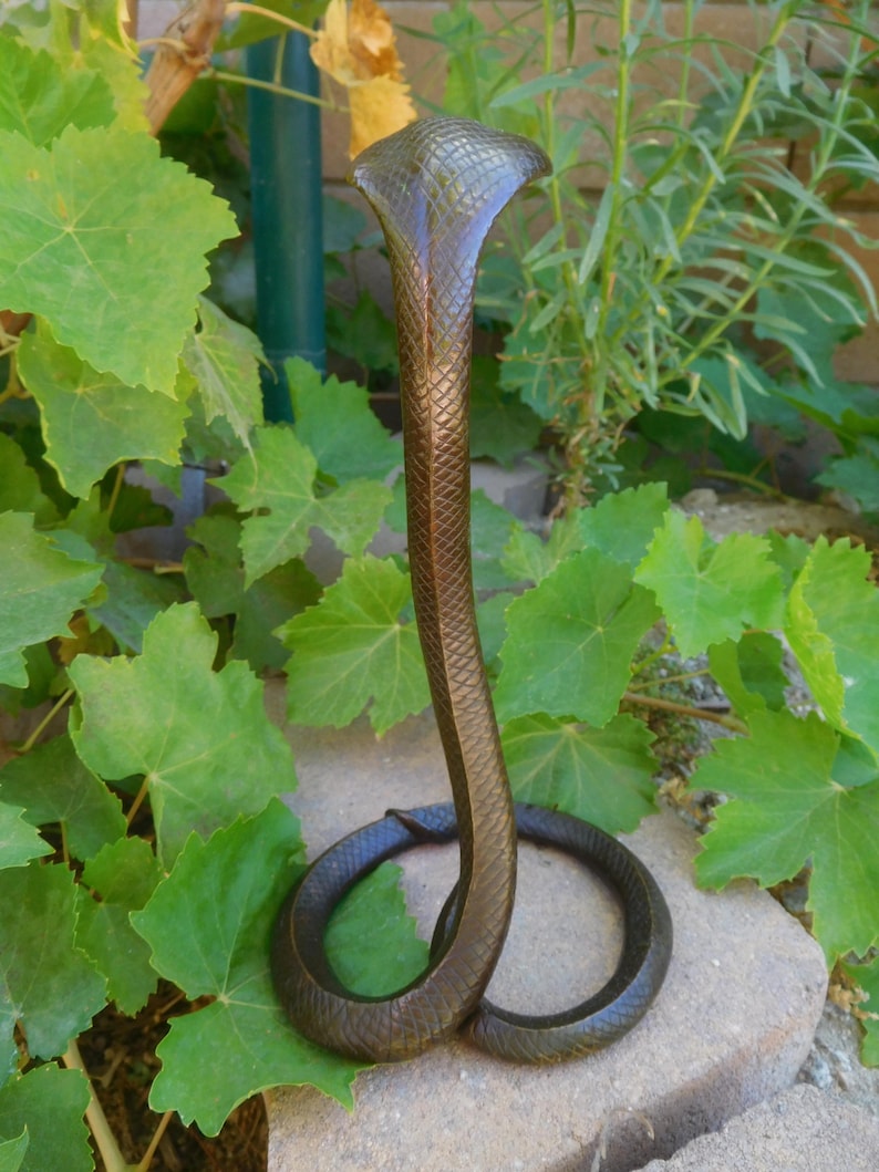 Extremely Rare French Art Deco Circa 1925 Edgar Brandt Bronze Cobra ...