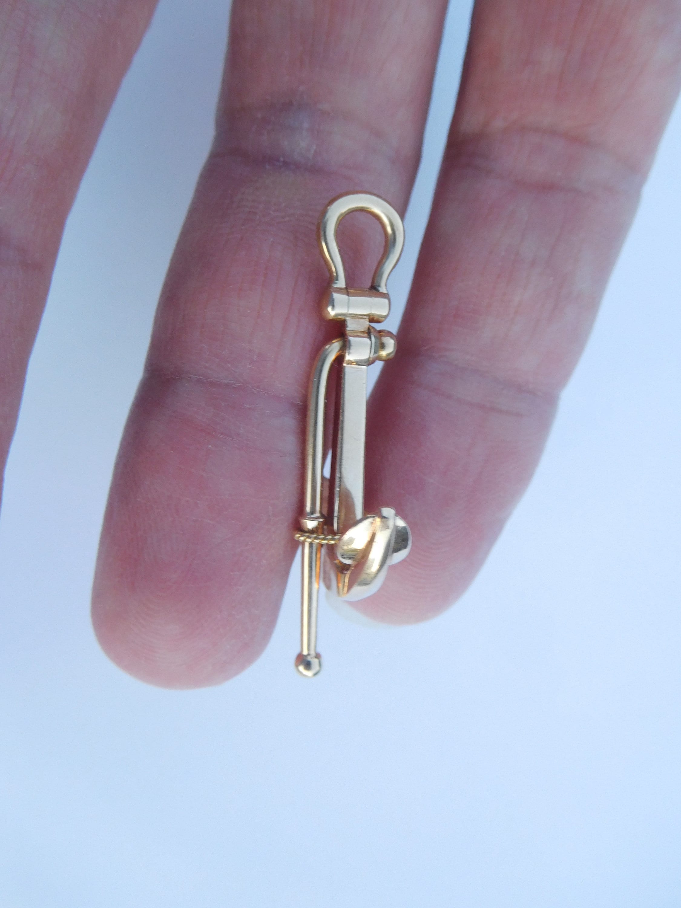 Extremely Rare Victorian Edwardian 1900 14K Solid Gold Articulate ...