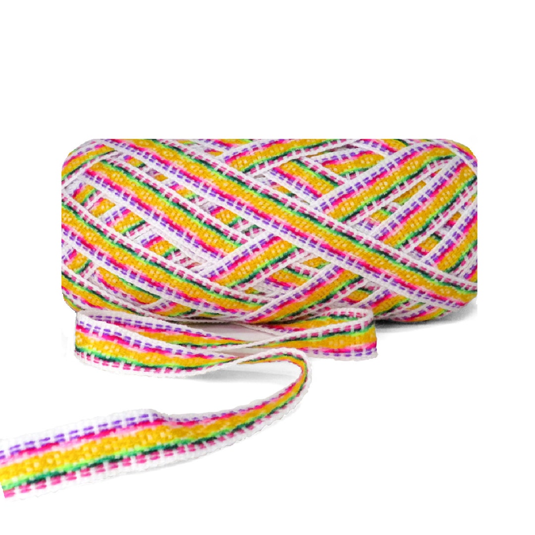 Inca Culture Geometric Ribbon Trim, Colorful Jacquard Sewing ...