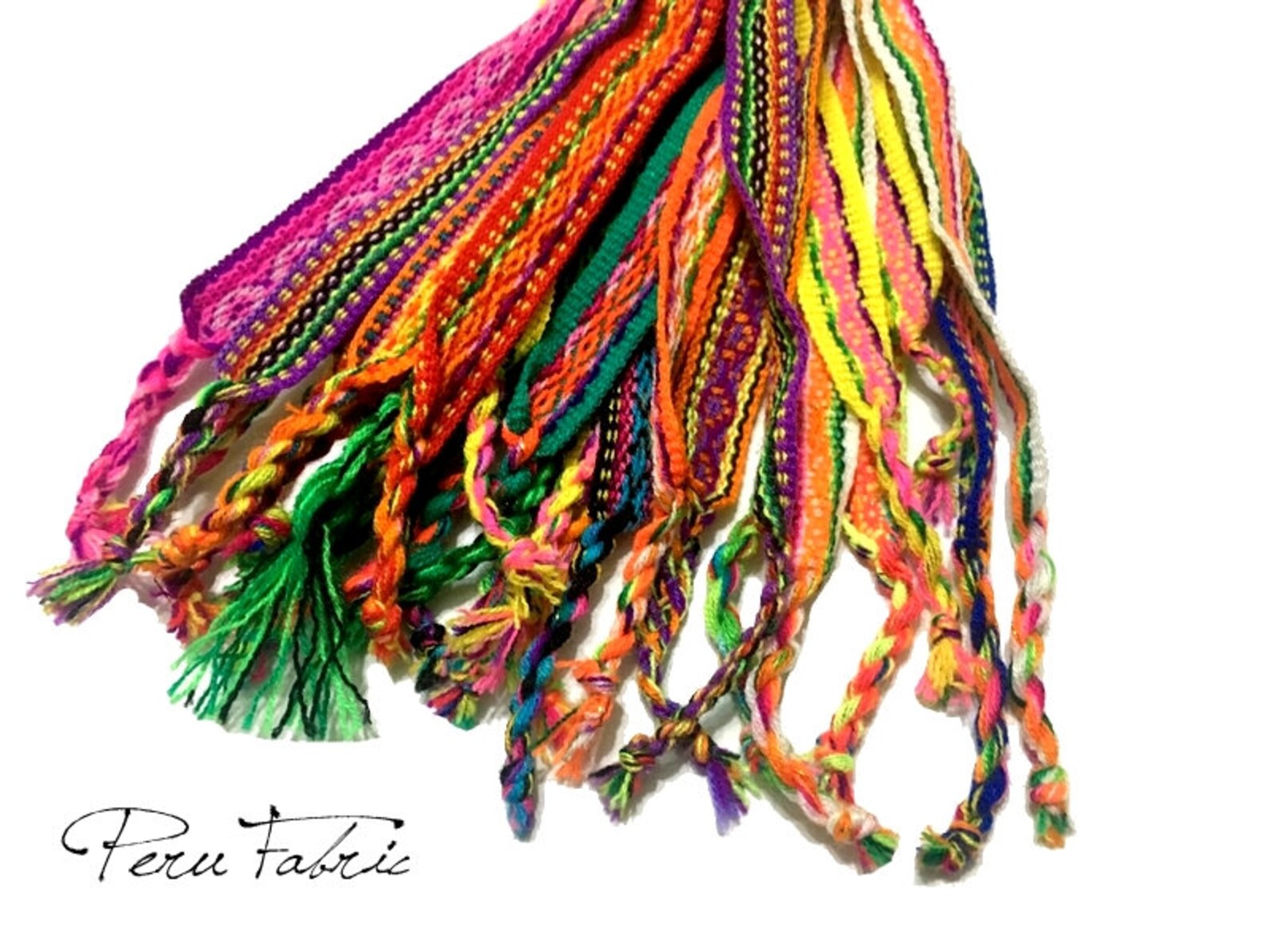Handmade Peruvian Friendship Bracelet – Colorful Woven Accessory - Etsy