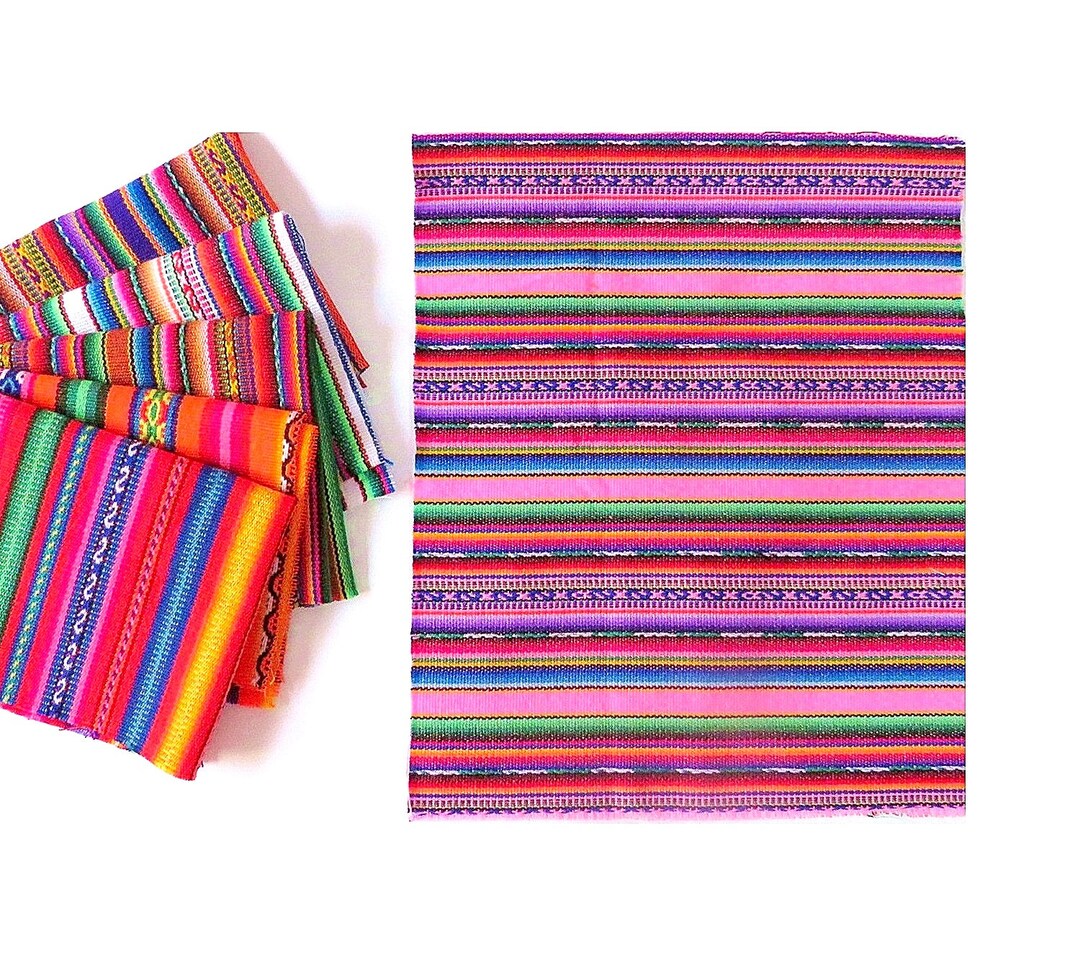 6 Peru Fabric Scraps – Boho Tribal Style, DIY Crafting Material - Etsy
