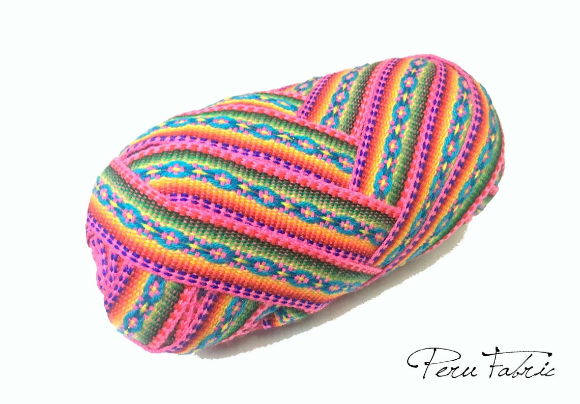 Geometric Jacquard Ribbon Trim, Pink Decorative Craft Supply - Etsy