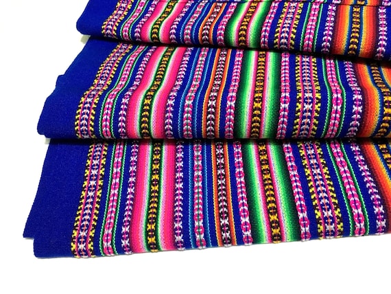 Manta peruana azulada única tela de perú mantas de cusco - Etsy México