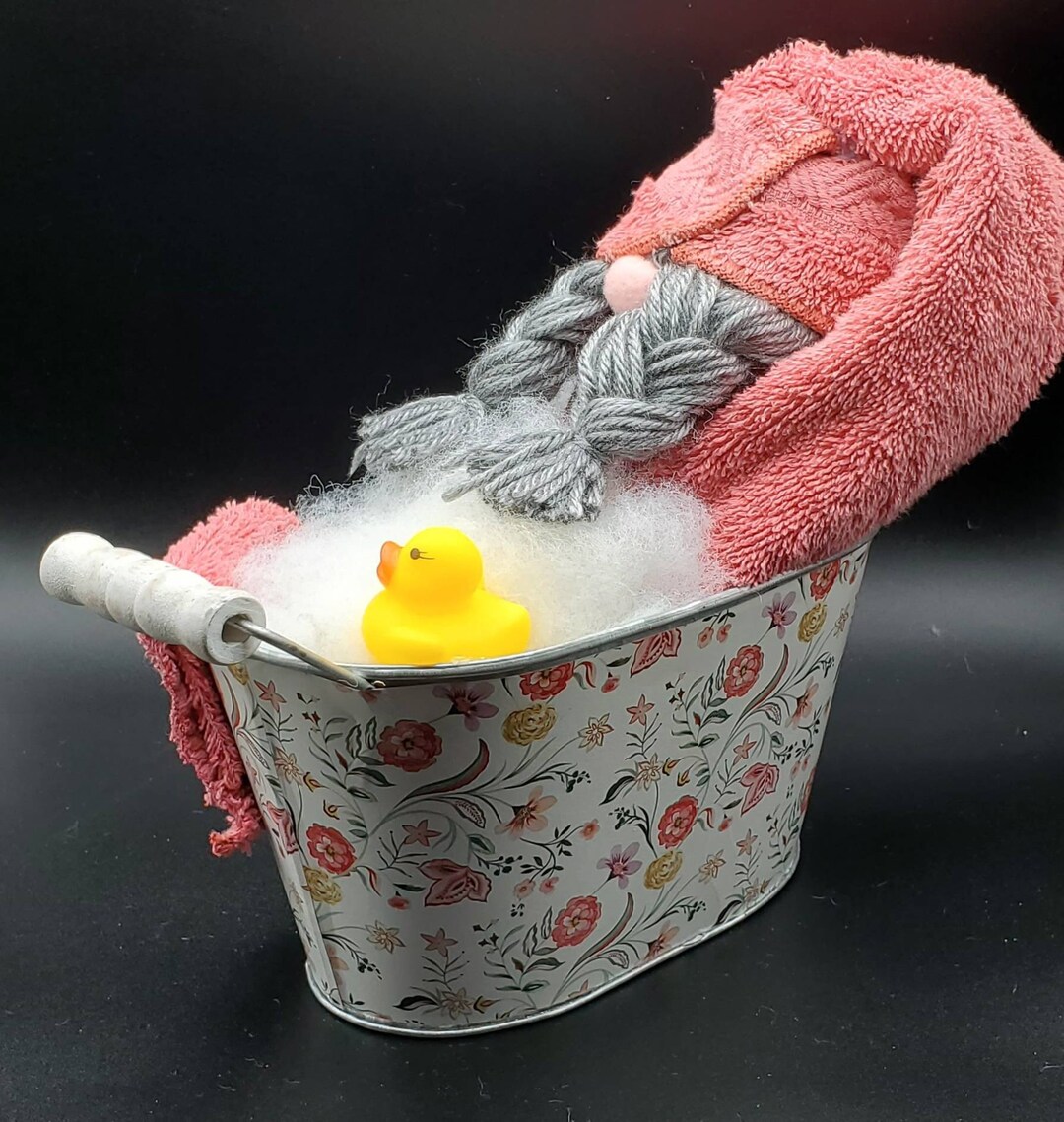 Pink Bathtime Gnome - Etsy