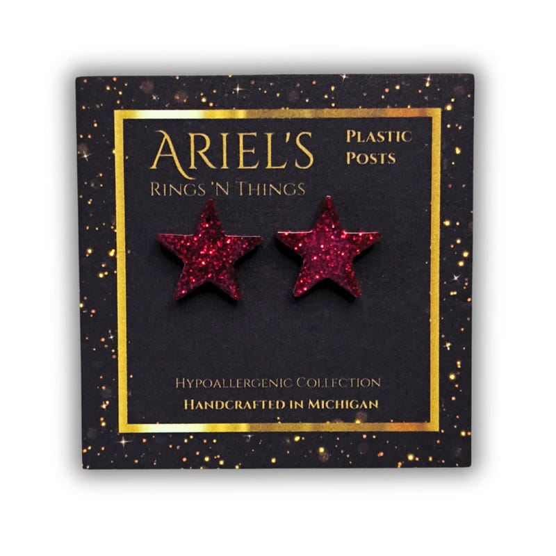 Plastic Star Charms - Etsy