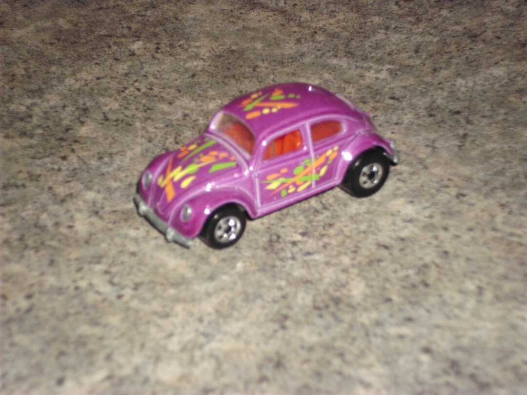 Vintage 90s Hot Wheels - Purple VW Bug - BW - Etsy