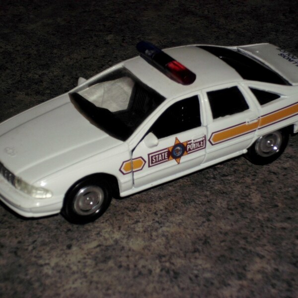 Diecast Police Car With Working Lights - Etsy