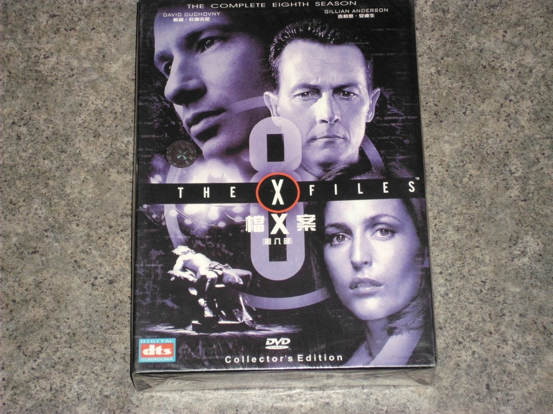 Vintage 90s DVD Set the X-files Complete Eighth Season 8 Sealed - Etsy