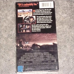 Vintage VHS Movie - Independence Day - 20th Century Fox - Etsy