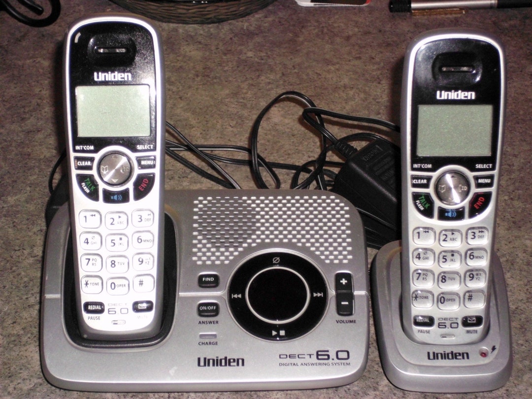 Vintage Uniden DECT 6.0 Wireless Phone - Landline Telephone - Etsy