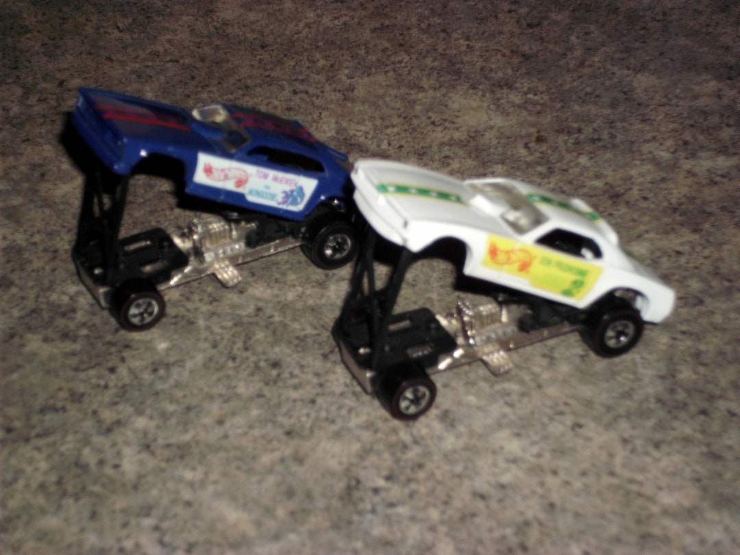 Vintage 1993 Hot Wheels Mongoose & Snake Funny Cars - Redline Wheels - Etsy