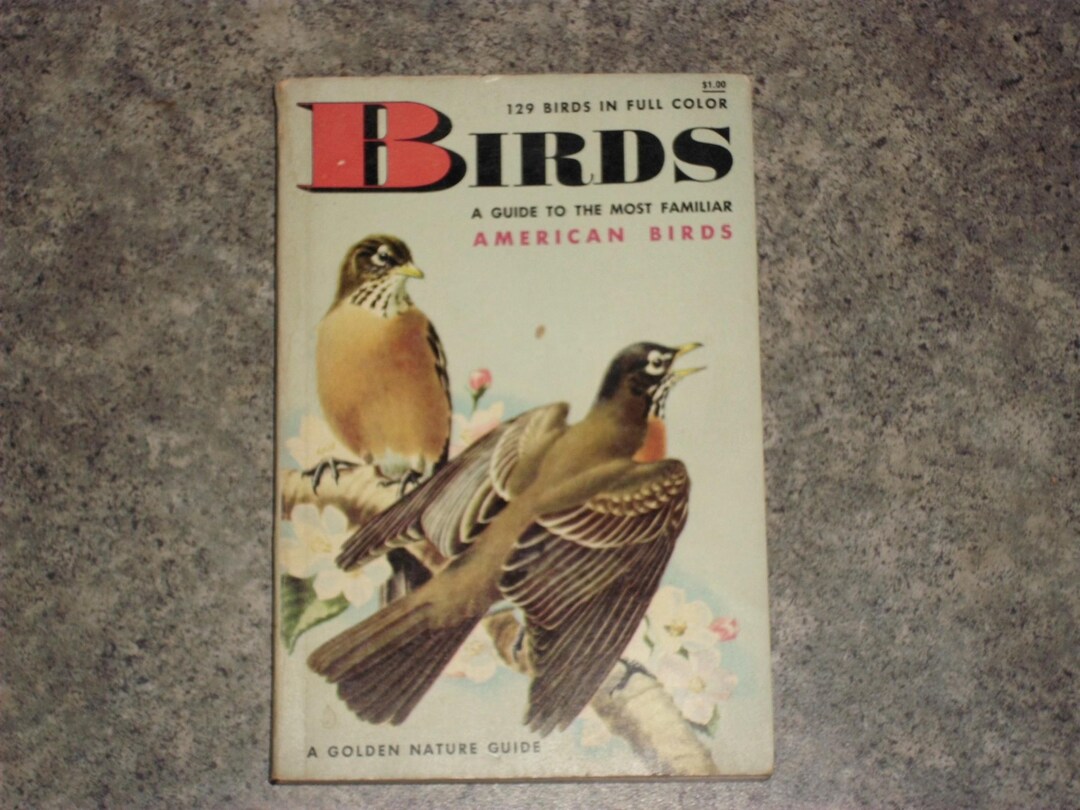 Vintage Birds Book - A Golden Nature Guide - Etsy
